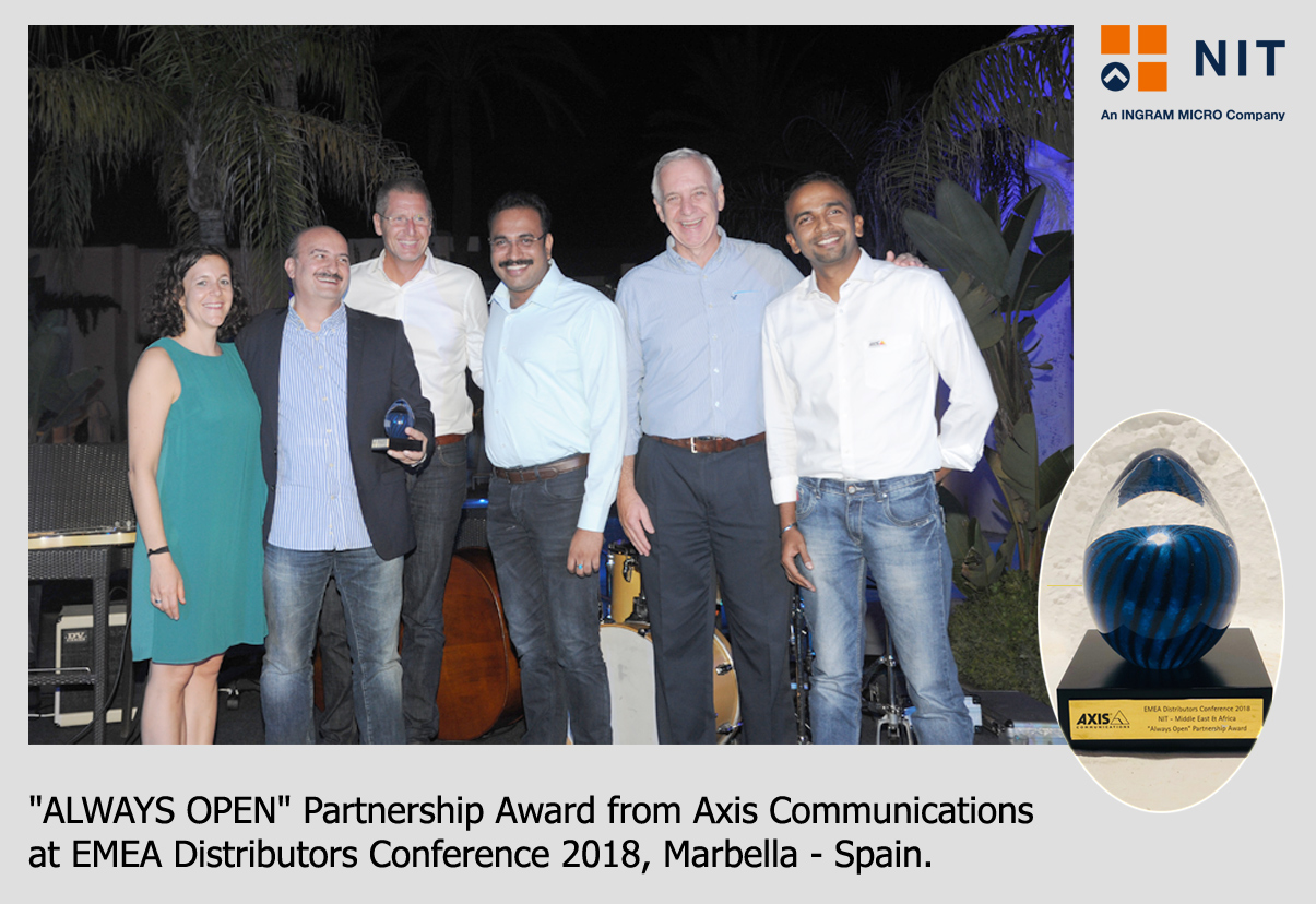 NIT was awarded the “ALWAYS OPEN PARTNERSHIP AWARD” from AXIS ...